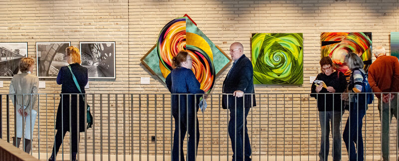 Opening nieuwe expositie 'Beeldende kunst in De Nobelaer'